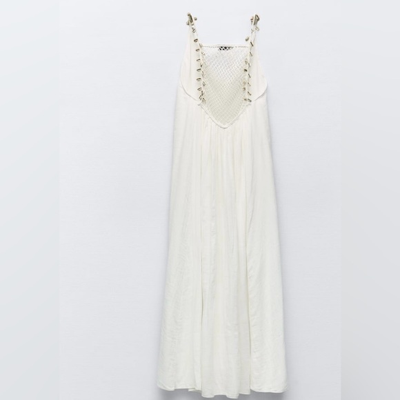 Zara | Dresses | Nwt Zara Shell Crochet Dress Xs | Poshmark